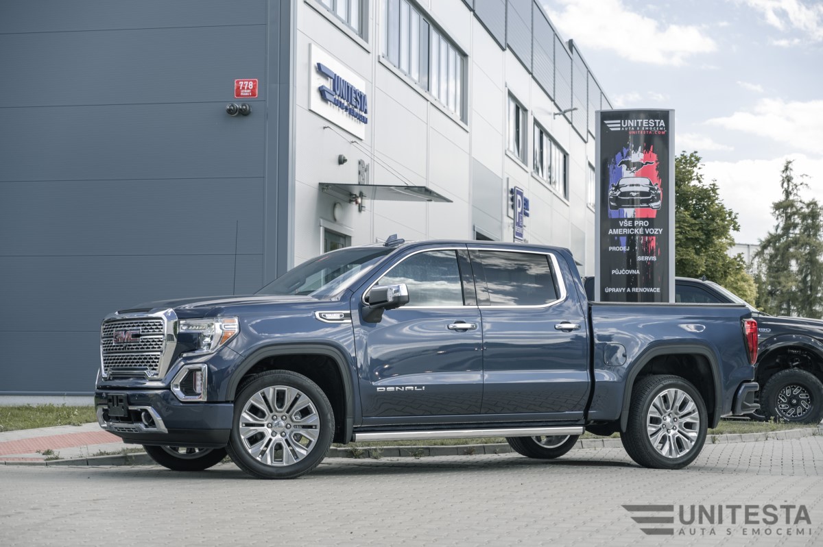 UNITESTA | 2021 GMC Sierra 1500 4WD Denali Pacific Blue Metallic