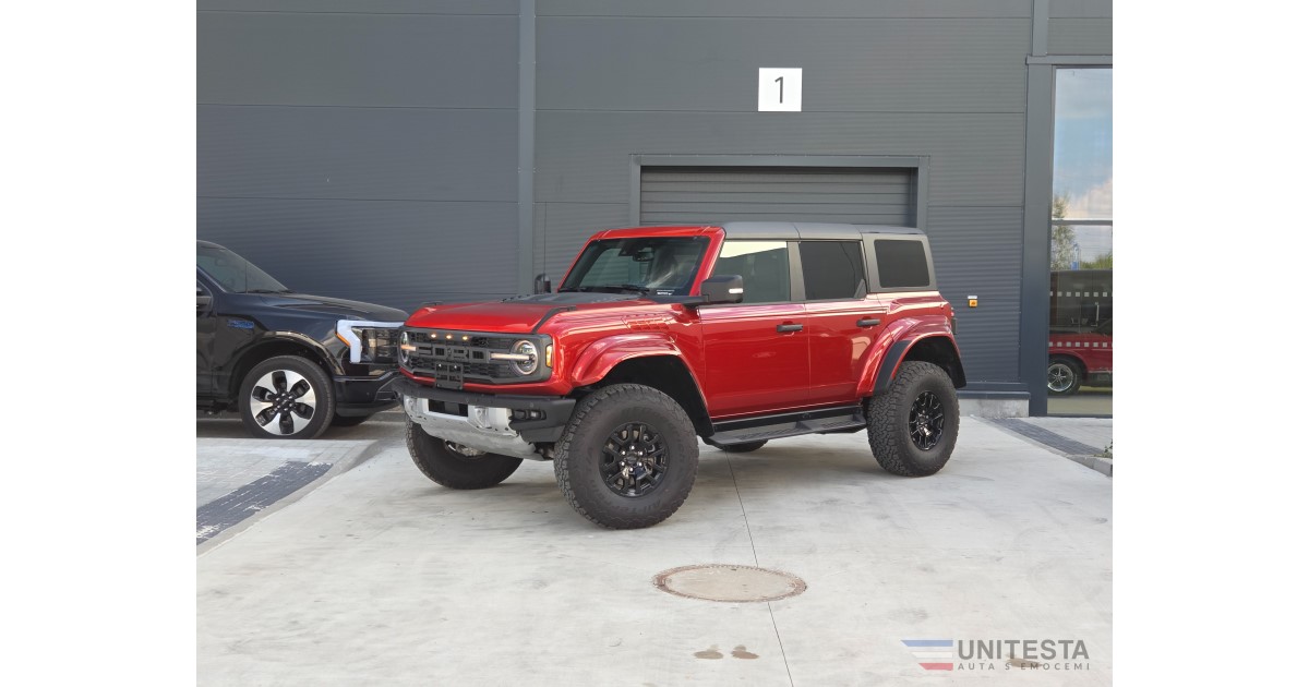 2025 Ford Bronco RAPTOR Ruby Red | UNITESTA